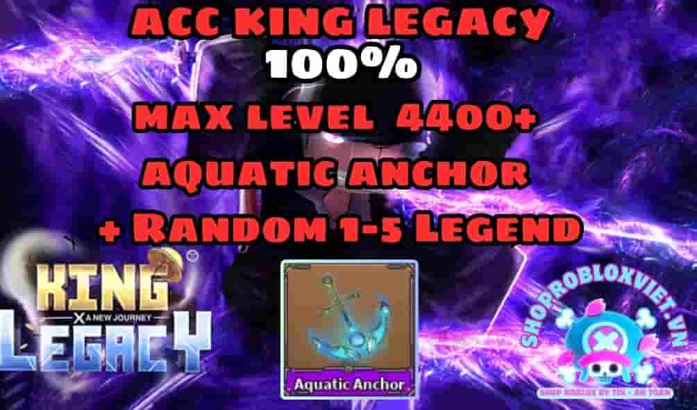Max Lv4400 Aaquatic Anchor + Random 1-5 Legend 150k - Shop Roblox Việt - Lựa Chọn Số 1 Cho Mua ...